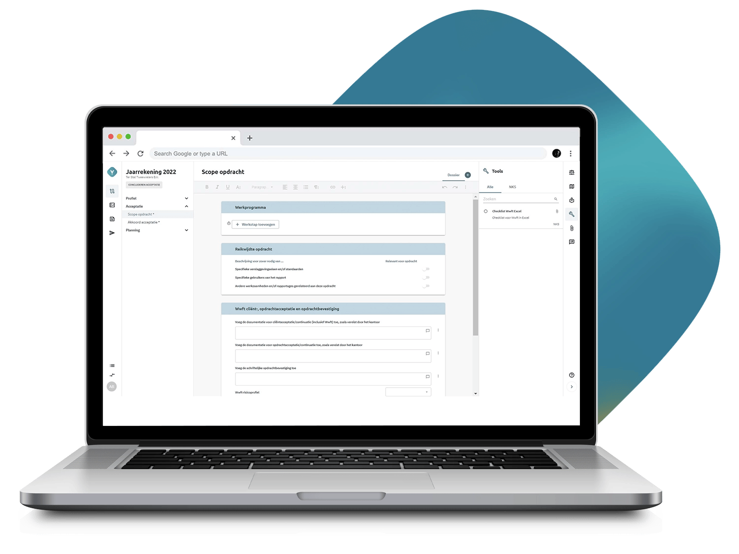 Jaarrekening rapportage software | Compilation | Visionplanner